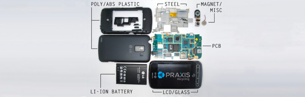 Cell Phone Material Breakdown, Showcase of Components