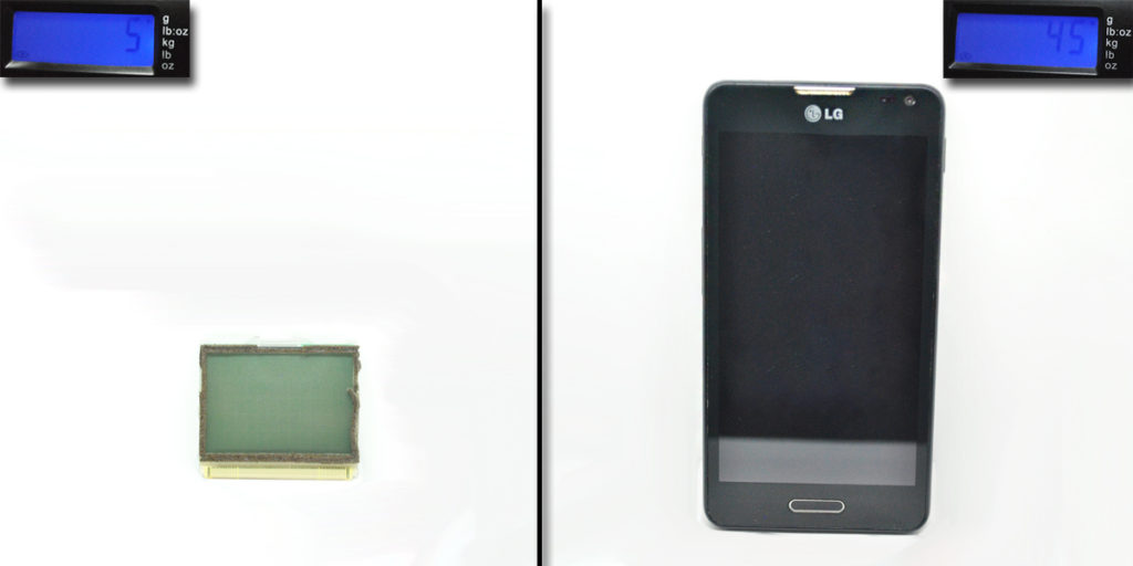 Comparing Two Cell Phones 17 Years Apart - See The Differences